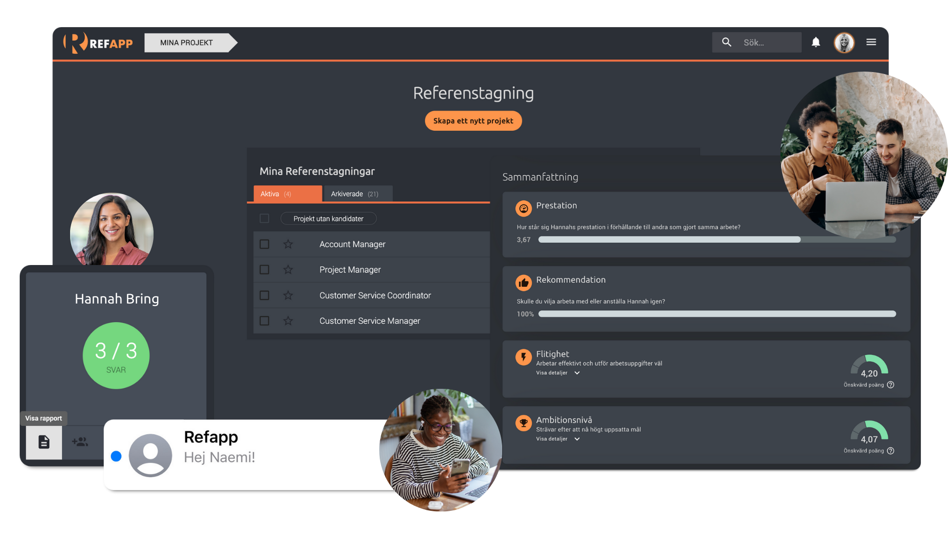 Digital referenstagning med Refapp - Smidigt, smart och säkert